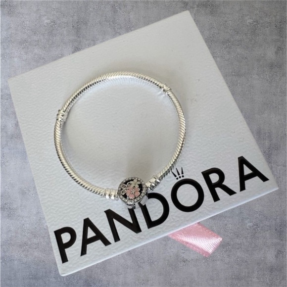 Pandora | Jewelry | Pandorabracelet 925 Silver Stamped Choose Your Size ...